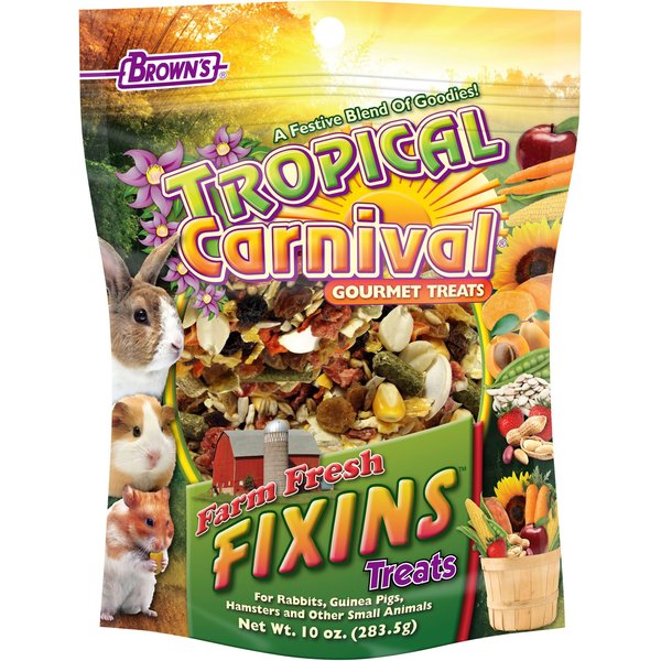 BROWN'S Tropical Carnival Natural Wheat Sprays Small Animal Treats, 1.5-oz bag - Chewy.com