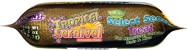 BROWN'S Tropical Carnival Natural Select Seeds Small Animal Treats, 3.5-oz bag - Chewy.com