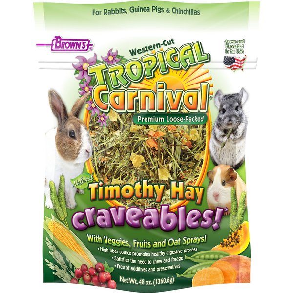 BROWN'S Extreme! Timothy Small Pet Hay, 96-oz bag - Chewy.com