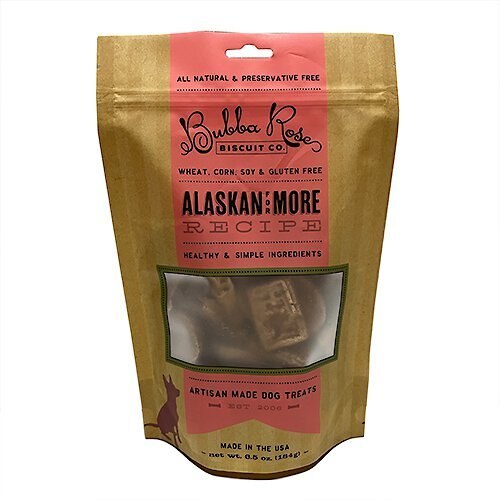 BUBBA ROSE BISCUIT CO. Alaskan for More Dog Treats, 6.5-oz bag - Chewy.com