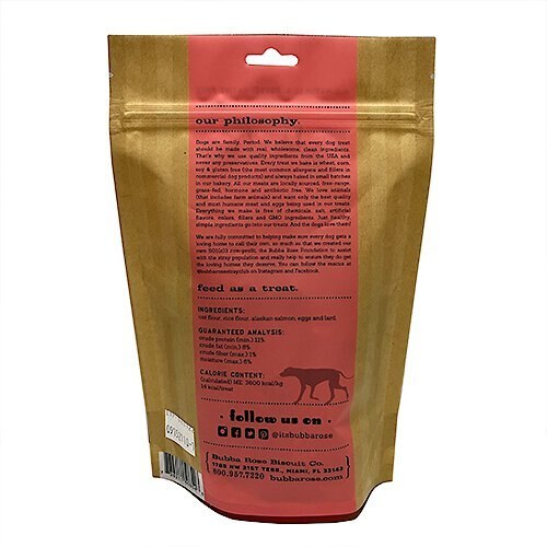 BUBBA ROSE BISCUIT CO. Alaskan for More Dog Treats, 6.5-oz bag - Chewy.com