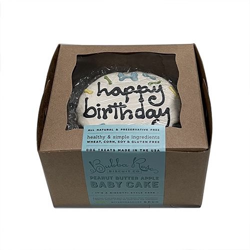 BUBBA ROSE BISCUIT CO. Natural Peanut Butter Flavored Blue Dog Birthday ...