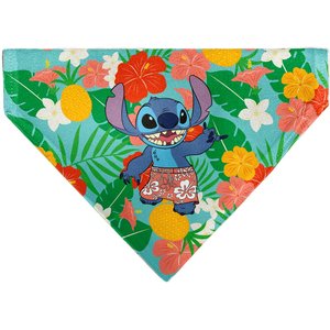 BUCKLE-DOWN Disney Lilo & Stitch Stitch Hang Loose Pose Floral Dog ...