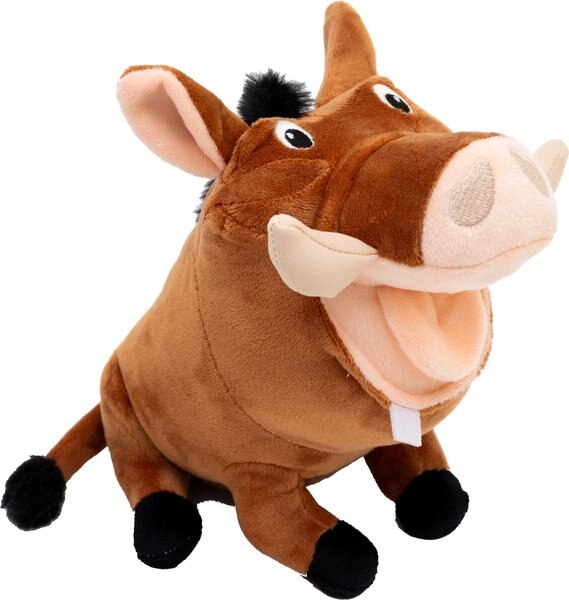 BUCKLE-DOWN Disney The Lion King Pumbaa Squeaky Plush Dog Toy - Chewy.com