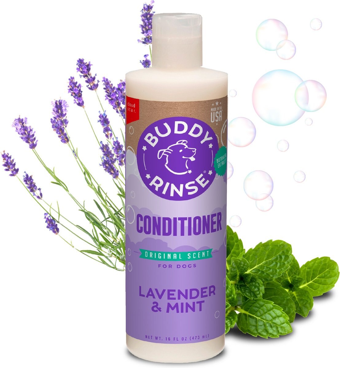 BUDDY WASH Original Lavender & Mint Dog Conditioner Rinse, 16-fl oz ...