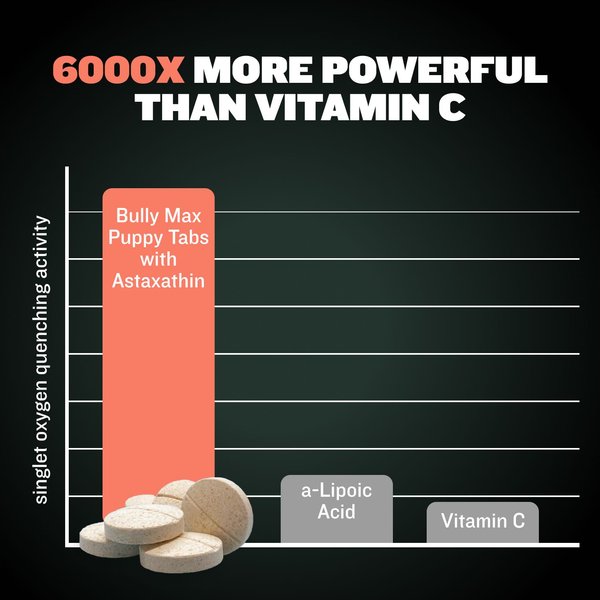 BULLY MAX 2-in-1 Development & Growth Tablet Supplement for Puppies, 3. ...