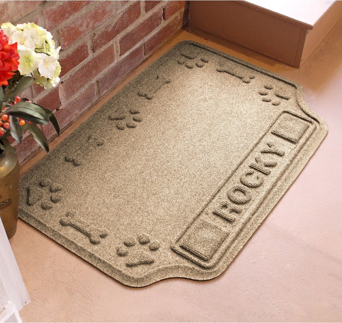 Out of Stock - BUNGALOW FLOORING Waterhog Drool Hog Dog Bone ...