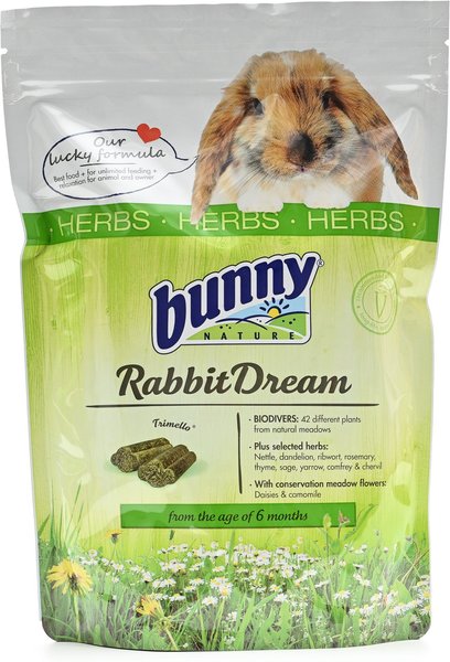 BUNNY NATURE RabbitDream Herbs Rabbit Food, 1.7-lb bag - Chewy.com