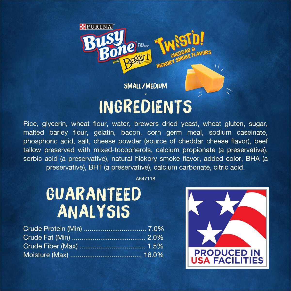 BUSY BONE with Beggin' Twist'd! Long-Lasting Cheddar & Hickory Smoke ...