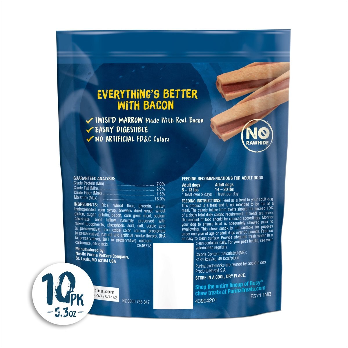 BUSY BONE with Beggin' Twist'd! Tiny Dog Treats, 10 count - Chewy.com