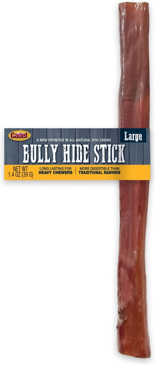 CADET Bully Hide Sticks All-Natural Dog Chews, Large - Chewy.com