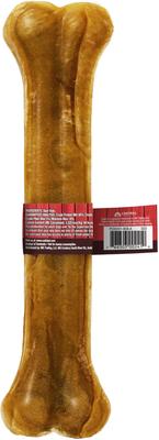 CADET Premium Pressed Beef Hide Beef Flavor Dog Bone, 12-in - Chewy.com