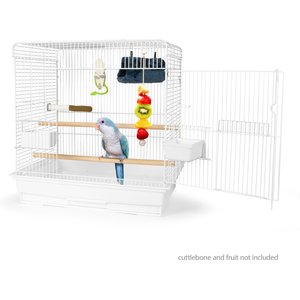 CAITEC 2418S Starter Kit Bird Cage, White - Chewy.com