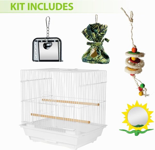 CAITEC 355S Fun Kit Bird Cage, Black - Chewy.com