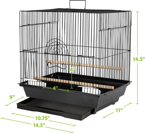 CAITEC 355S Starter Kit Bird Cage, Black - Chewy.com