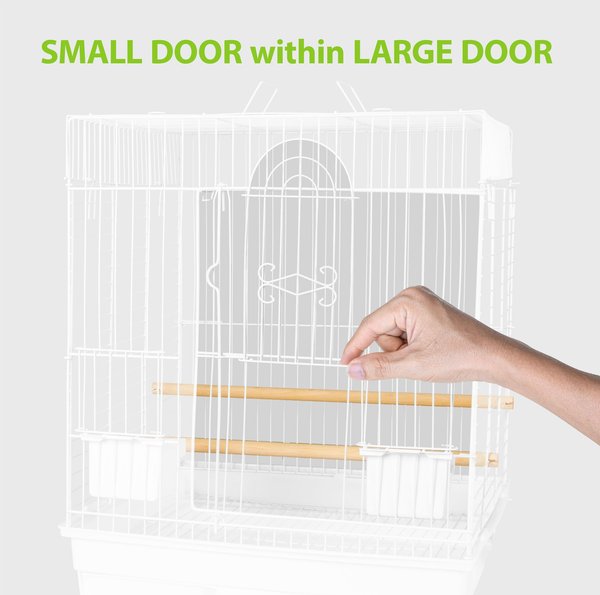 CAITEC 448S Starter Kit Bird Cage, White - Chewy.com