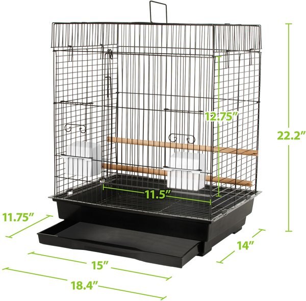 CAITEC 450S Starter Kit Bird Cage, Black - Chewy.com