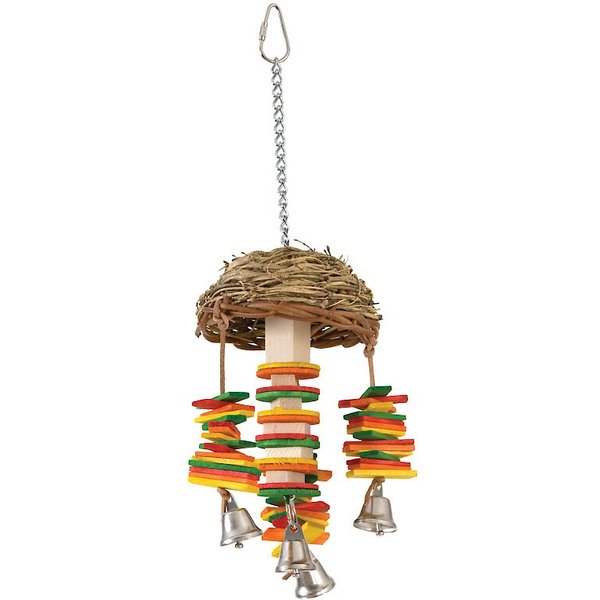 CAITEC Featherland Paradise Supreme Mopsy Preener Bird Toy, Large ...