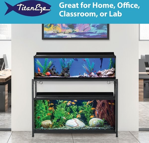 CAITEC Tank Fish Stand, Black, 30-gal, 1 - Chewy.com