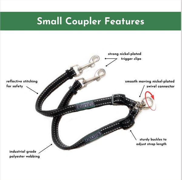 CALDWELL'S PET SUPPLY CO. Original Two Dog Leash Coupler, Small - Chewy.com