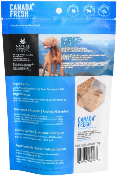 CANADA FRESH Lamb Dog Treats, 6-oz bag - Chewy.com