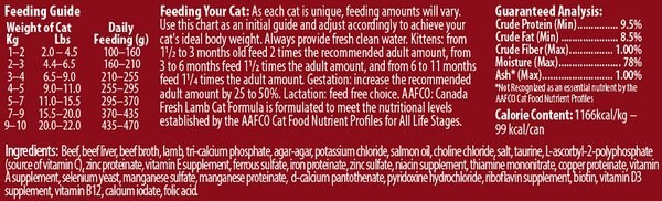 CANADA FRESH Red Meat Canned Cat Food, 3-oz, case of 24 - Chewy.com