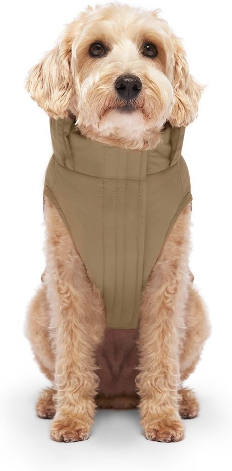 CANADA POOCH The Waterproof Puffer Dog Coat, Taupe, 24 - Chewy.com