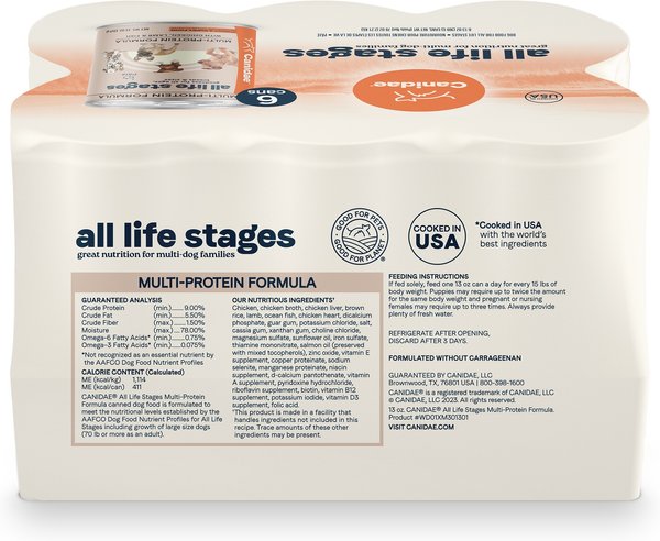 CANIDAE All Life Stages Multipack Multi-Protein with Chicken, Lamb ...
