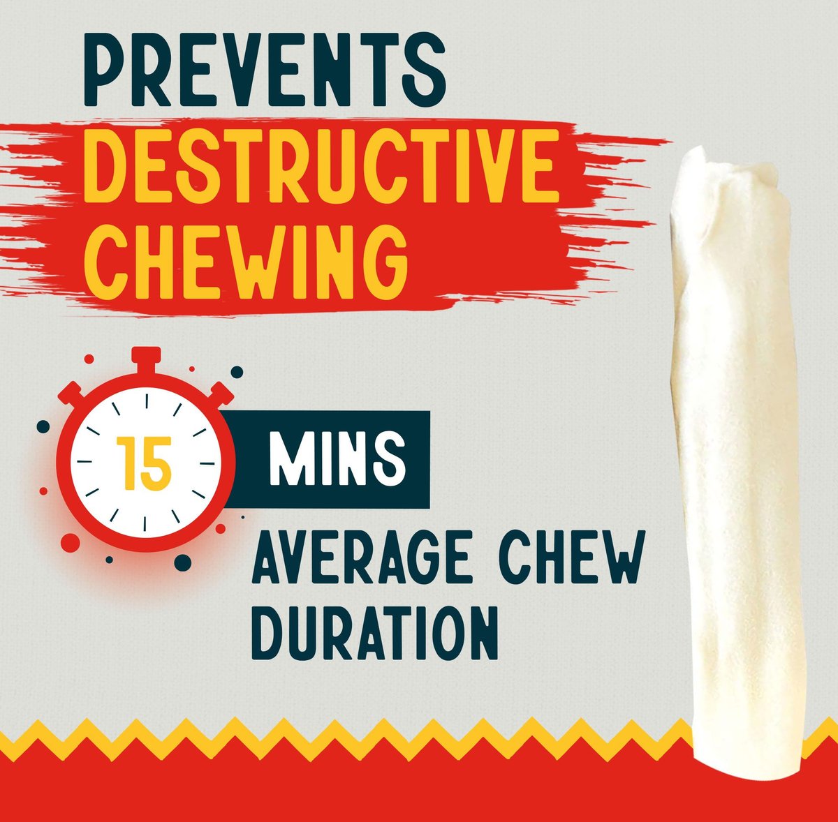 CANINE CHEWS 5-6-inch Premium Chip Rolls Natural Beef Flavor Dental Dog ...