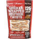 TOP DOG CHEWS Rawhide Natural Twist Sticks Dog Treats, 100 count ...