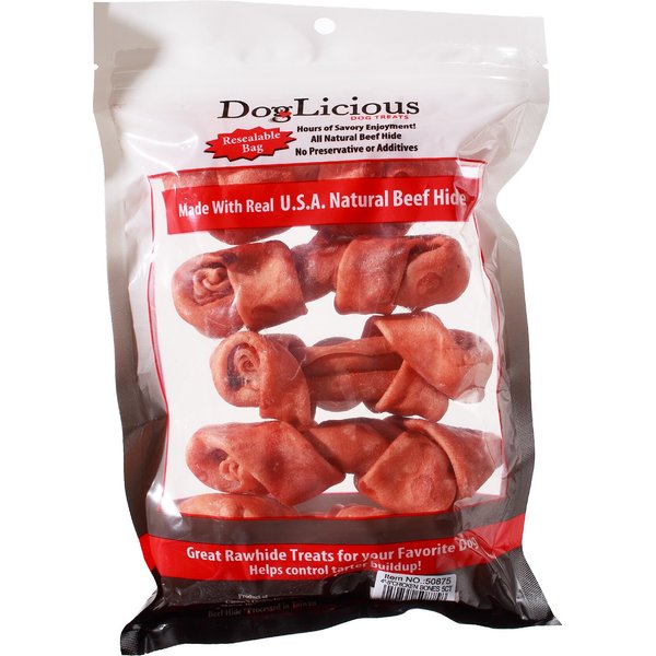 CANINE'S CHOICE DogLicious Assorted Flavor Bones Dog Treats, 5 count, 4 ...