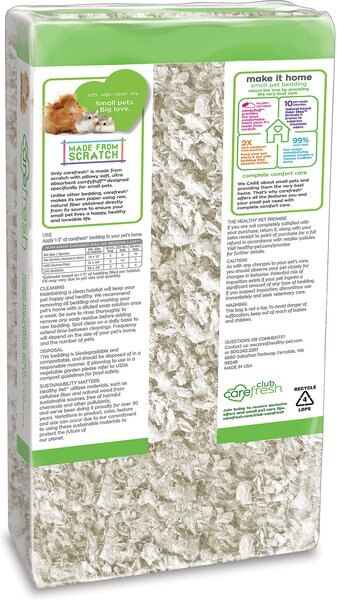 CAREFRESH Small Animal Bedding, White, 10-L - Chewy.com