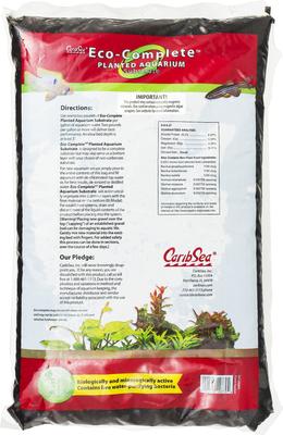 CARIBSEA Eco-Complete Planted Aquarium Substrate, Black, 20-lb bag ...