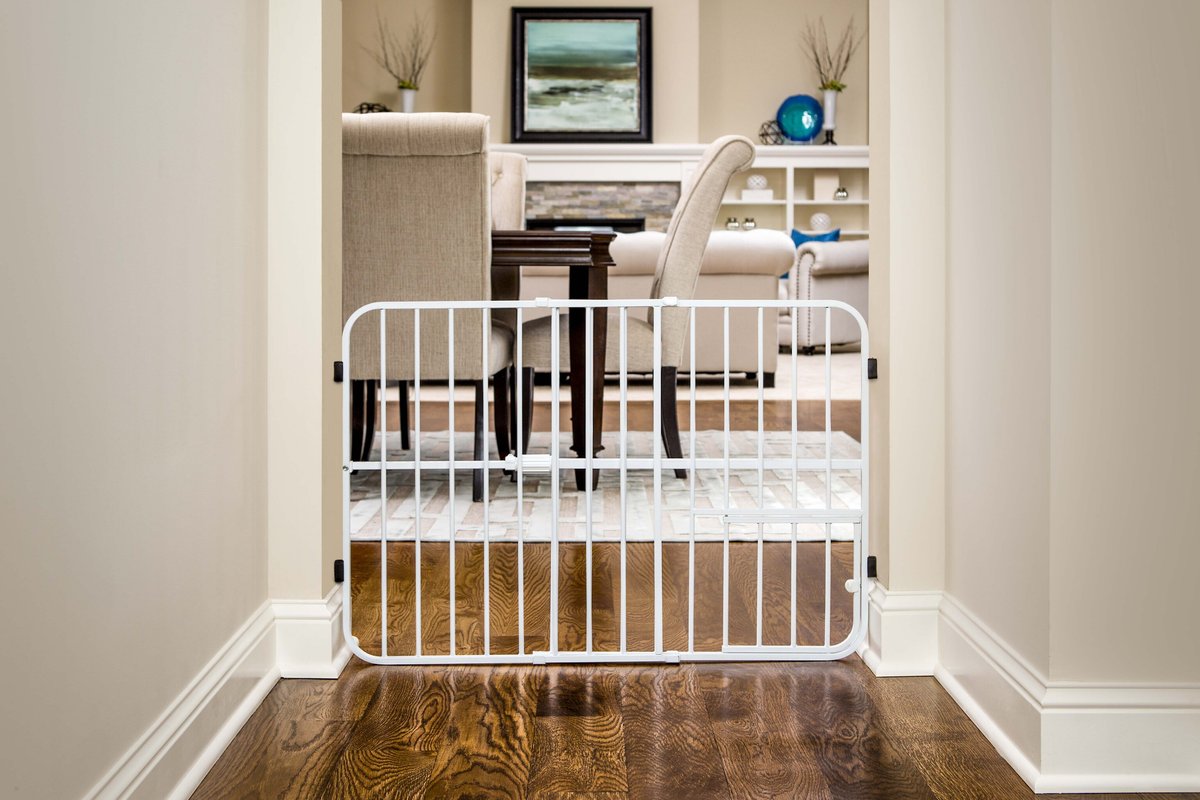 CARLSON PET PRODUCTS Tuffy Expandable Dog Gate with Pet Door - Chewy.com