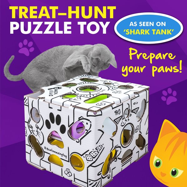 CAT AMAZING Sliders Interactive Treat Maze & Puzzle Cat Toy - Chewy.com