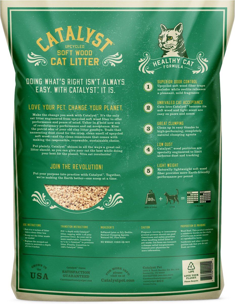 CATALYST PET Healthy Formula Cat Litter, 20-lb bag - Chewy.com
