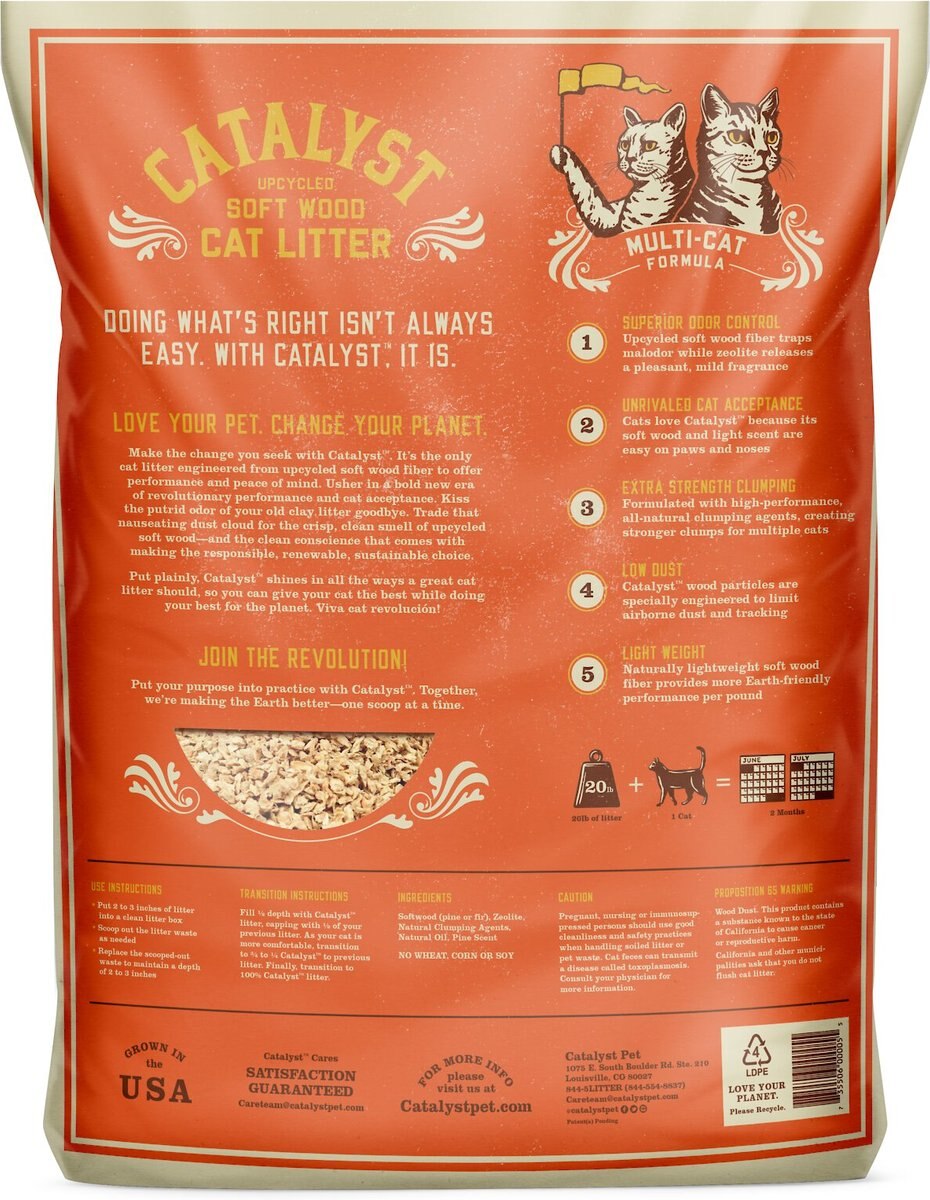 CATALYST PET Multi-Cat Formula Cat Litter, 20-lb bag - Chewy.com