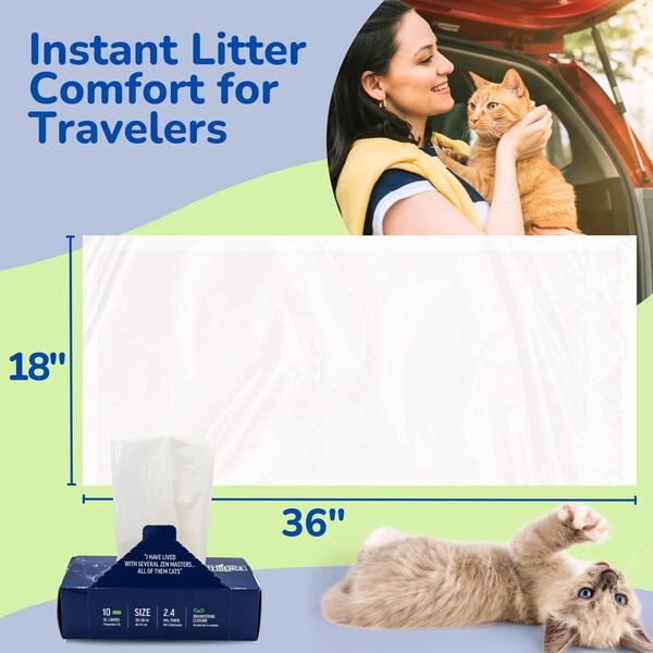 CATFIDENCE Cat Pan Liners, X-Large, 10 count - Chewy.com