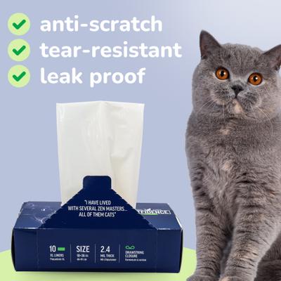 CATFIDENCE Cat Pan Liners, X-Large, 10 count - Chewy.com