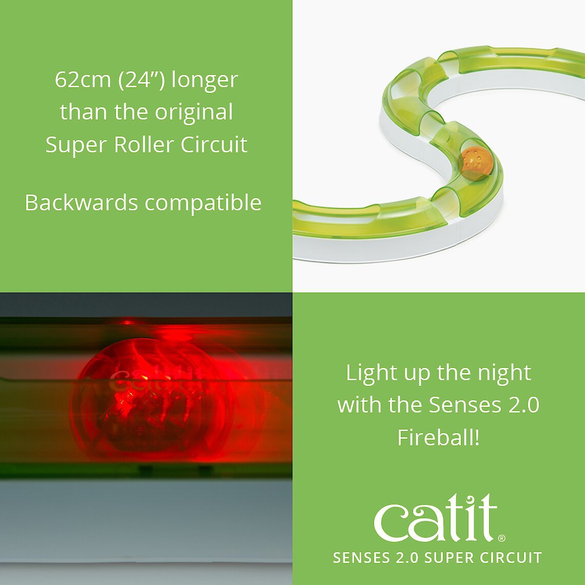 CATIT Senses 2.0 Super Circuit Cat Toy - Chewy.com