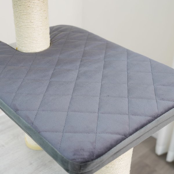 CATRY Kasio 6-Level Modern & Minimalistic with Premium Shag Fur 54.3-in ...
