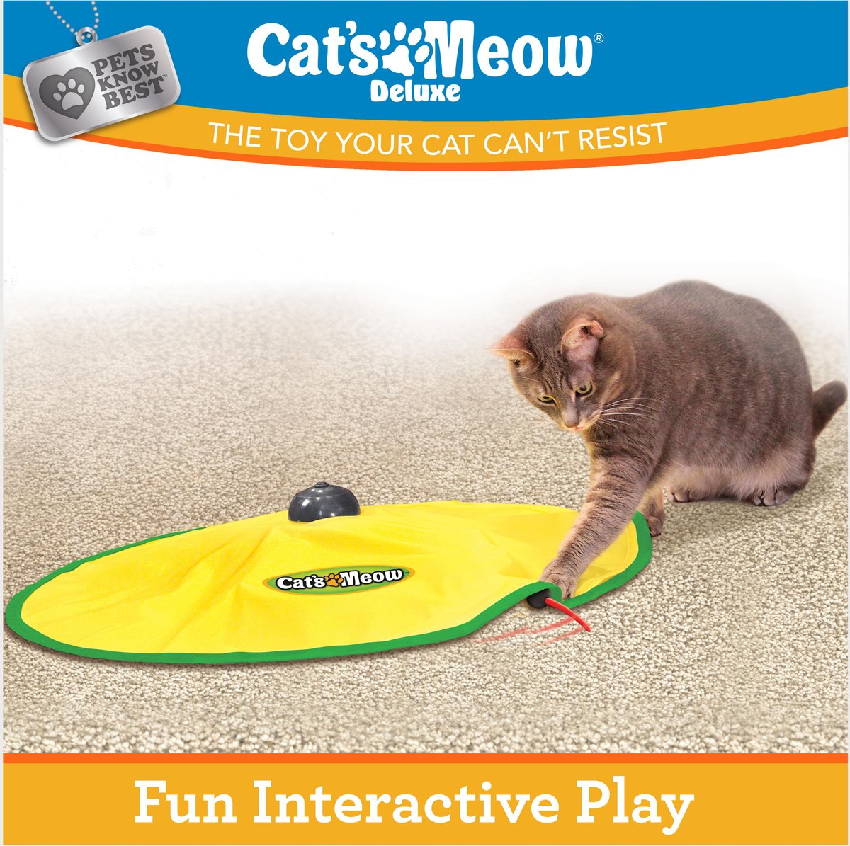 CAT'S MEOW Motorized Chaser Cat Toy, One Size - Chewy.com