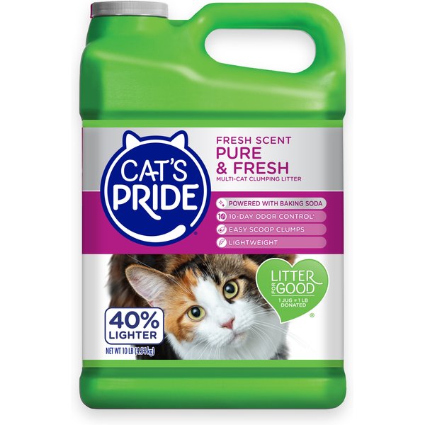 CAT'S PRIDE Pure & Fresh Lightweight Fresh Scent Multi-Cat Clumping ...