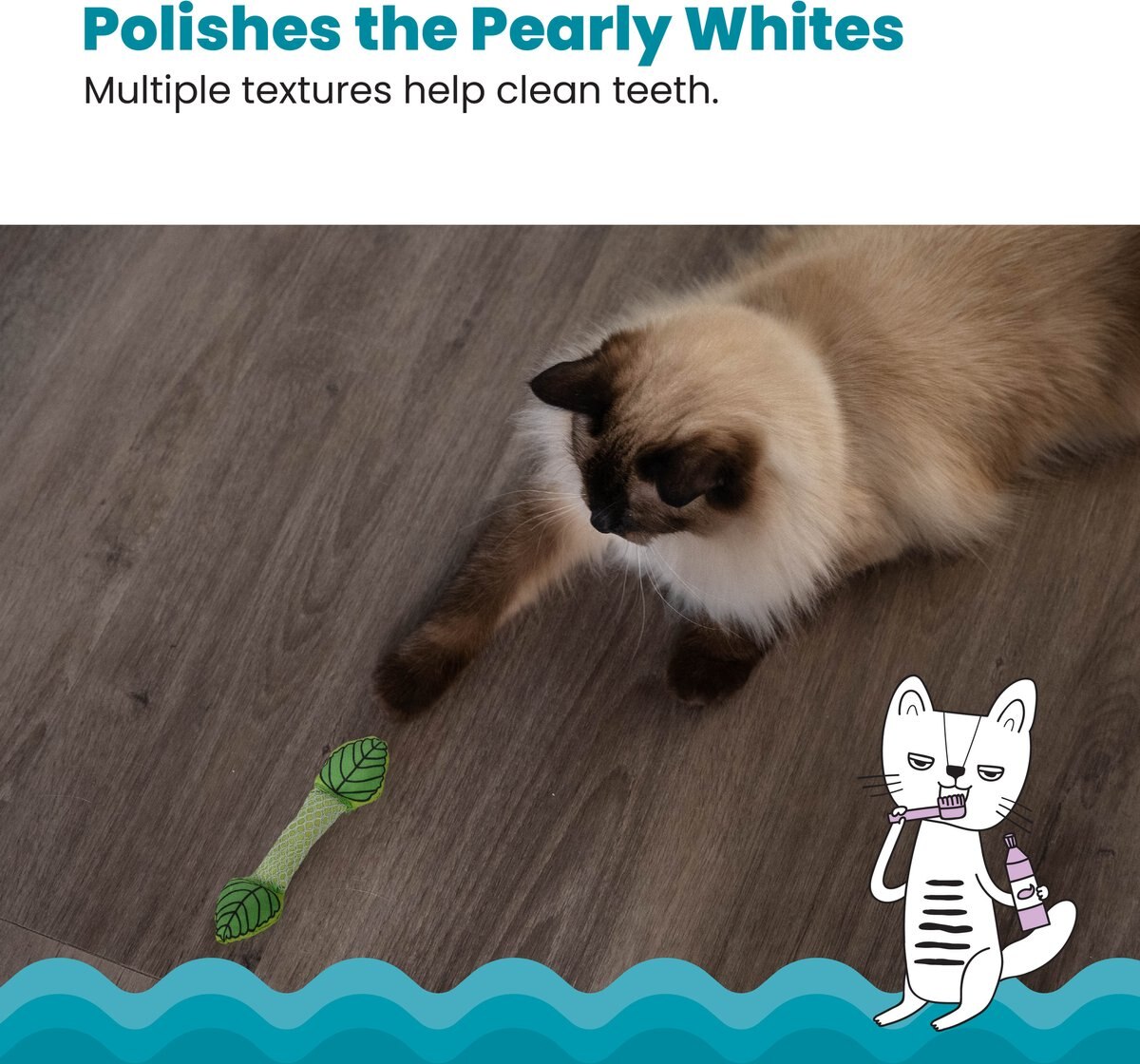 CATSTAGES Fresh Breath Mint Stick Cat Chew Toy - Chewy.com