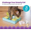 CATSTAGES Kitty Cube Cat Treat Puzzle Toy, Blue - Chewy.com