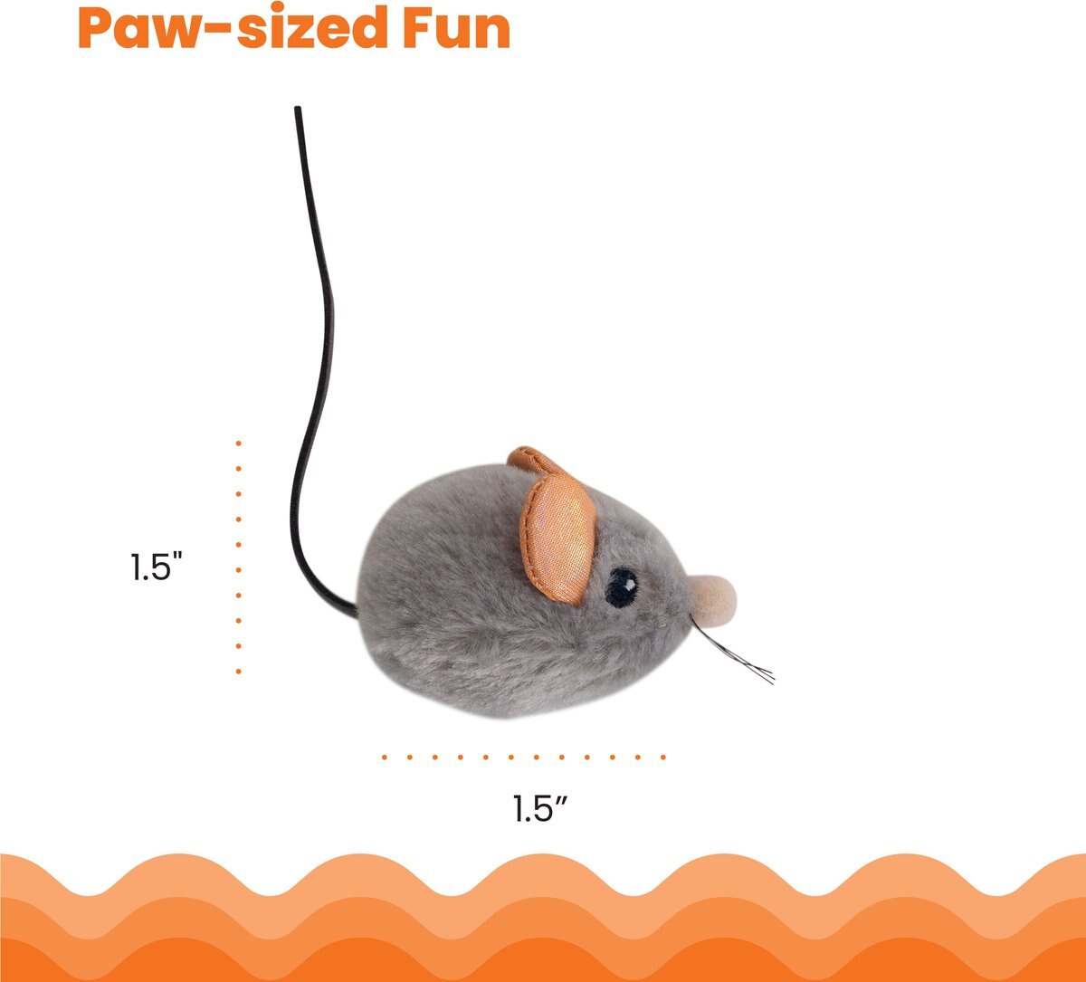 CATSTAGES Squeak Squeak Mouse Cat Toy - Chewy.com