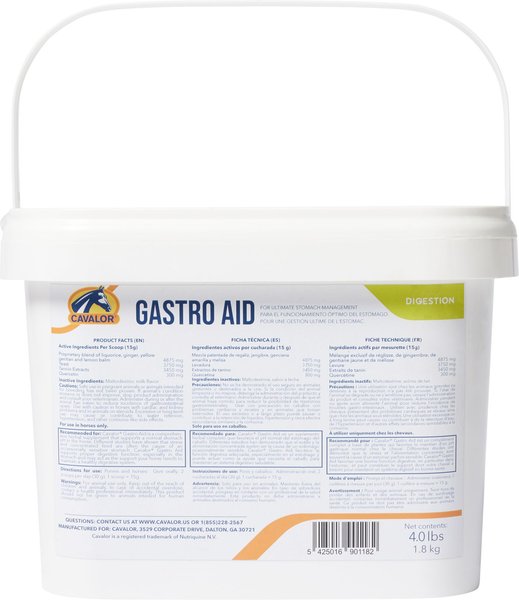 CAVALOR Gastro Aid Digestive Support Powder Horse Supplement, 3.96-lb ...