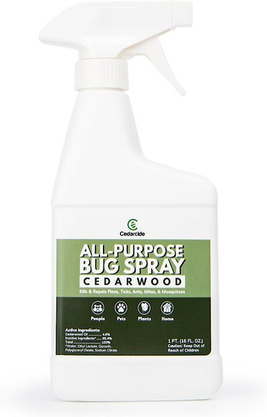 CEDARCIDE Cedarwood All-Purpose Dog & Cat Bug Spray, 16-fl oz bottle ...