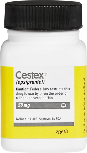 CESTEX Tablet for Dogs & Cats, 50 mg - Easy Refills | Chewy Rx