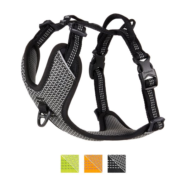 RUFFWEAR Front Range Reflective Front-Clip Dog Harness, River Rock ...